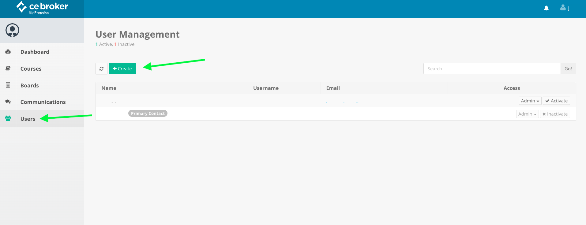 Adding a New User to a Provider Account – CE Broker