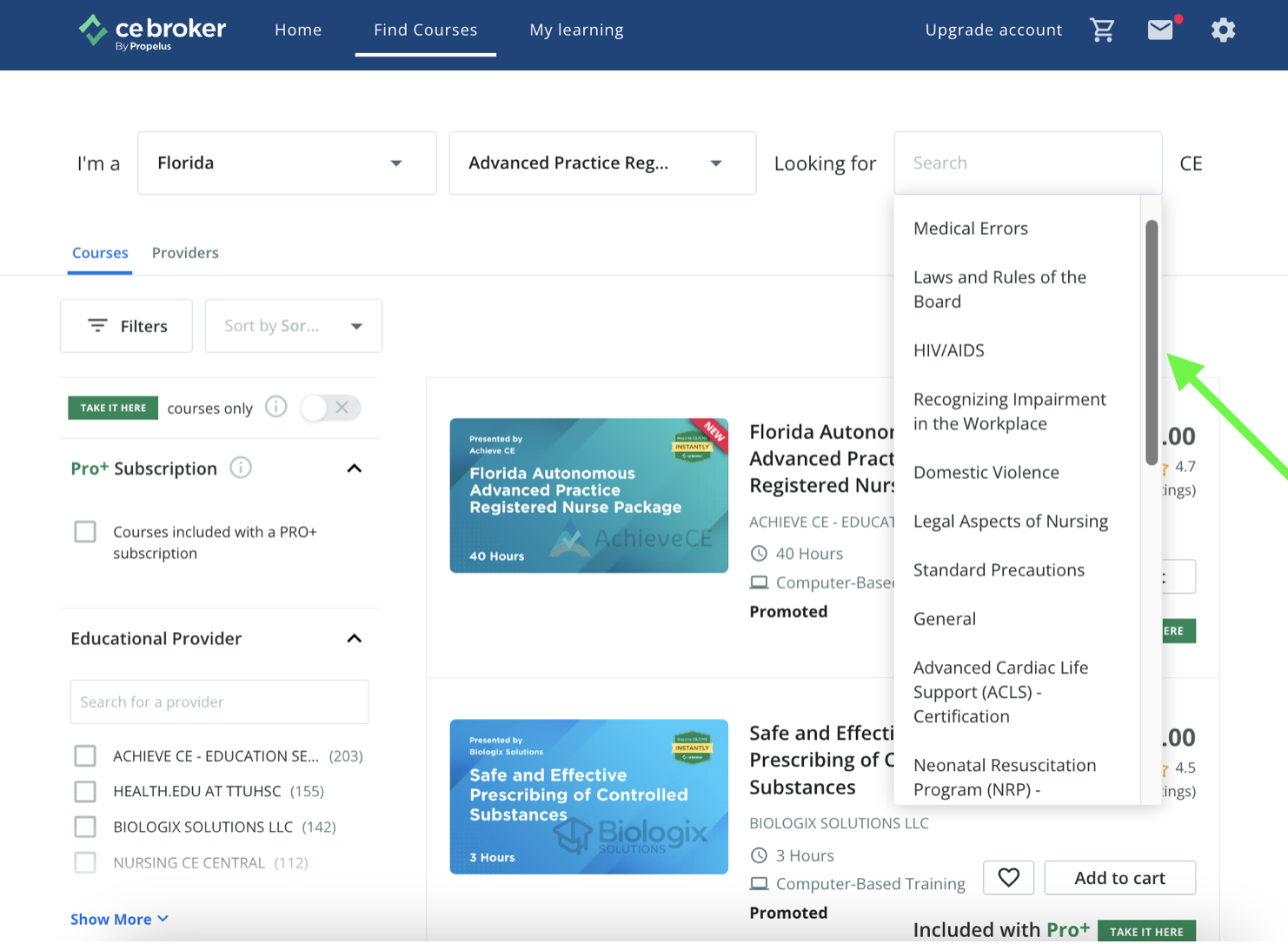 Find Approved CE Courses – CE Broker