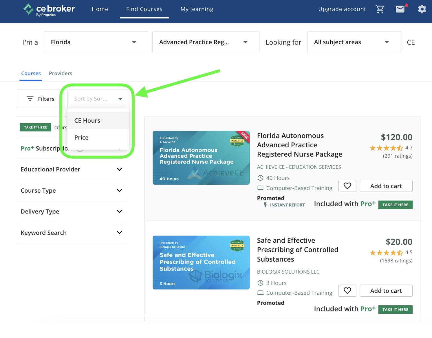 Find Approved CE Courses – CE Broker